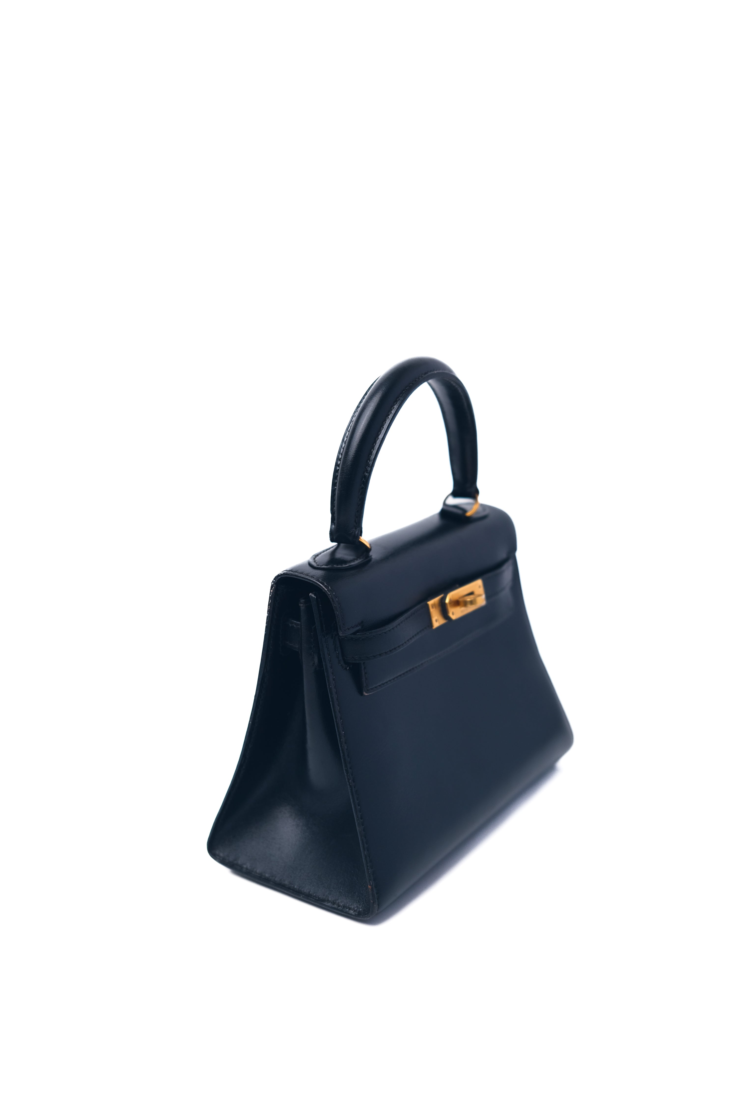 Mini Kelly Noir Gold Hardware Box 〇S – Diamondlux9 LLC